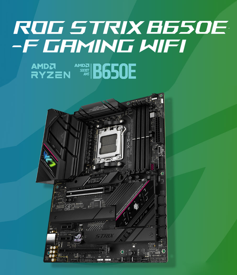 华硕ROG B650E-F GAMING WIFI 台式机电脑主板支持1718针AMD处理器_B650_华硕主板_主板专区_